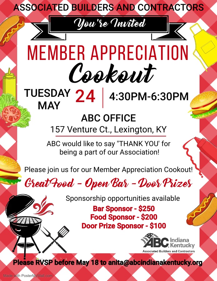 Member Appreciation Cookout (Lexington, KY) - Associated Builders and ...