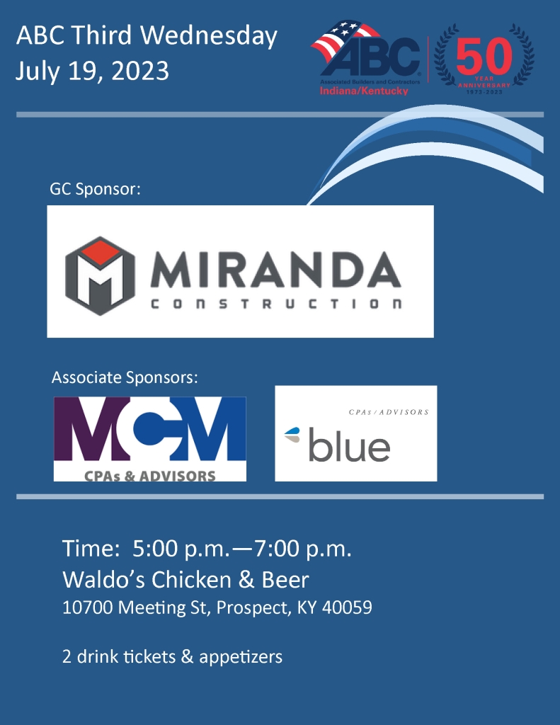 3rd Wednesday! (Kentuckiana) - Associated Builders and Contractors of ...