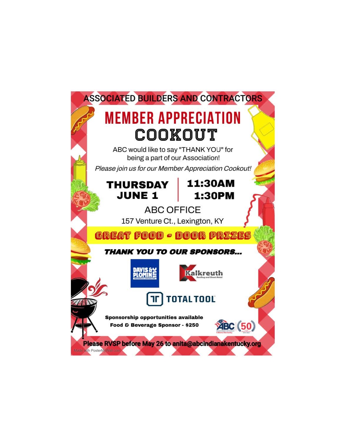 ABC: Member Appreciation Cookout - Associated Builders and Contractors ...